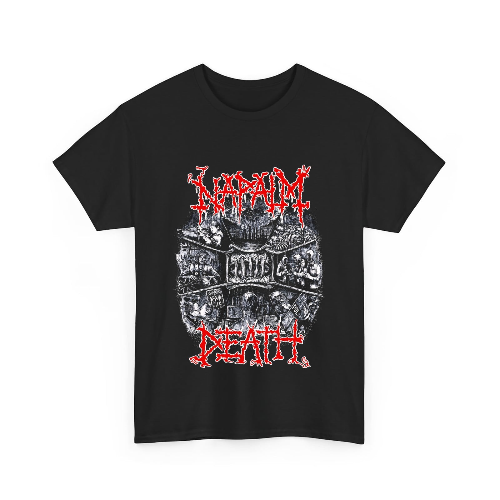 Harmony Corruption Unfit Earth Vintage Rock Metal Style Shirt - Walmart.com