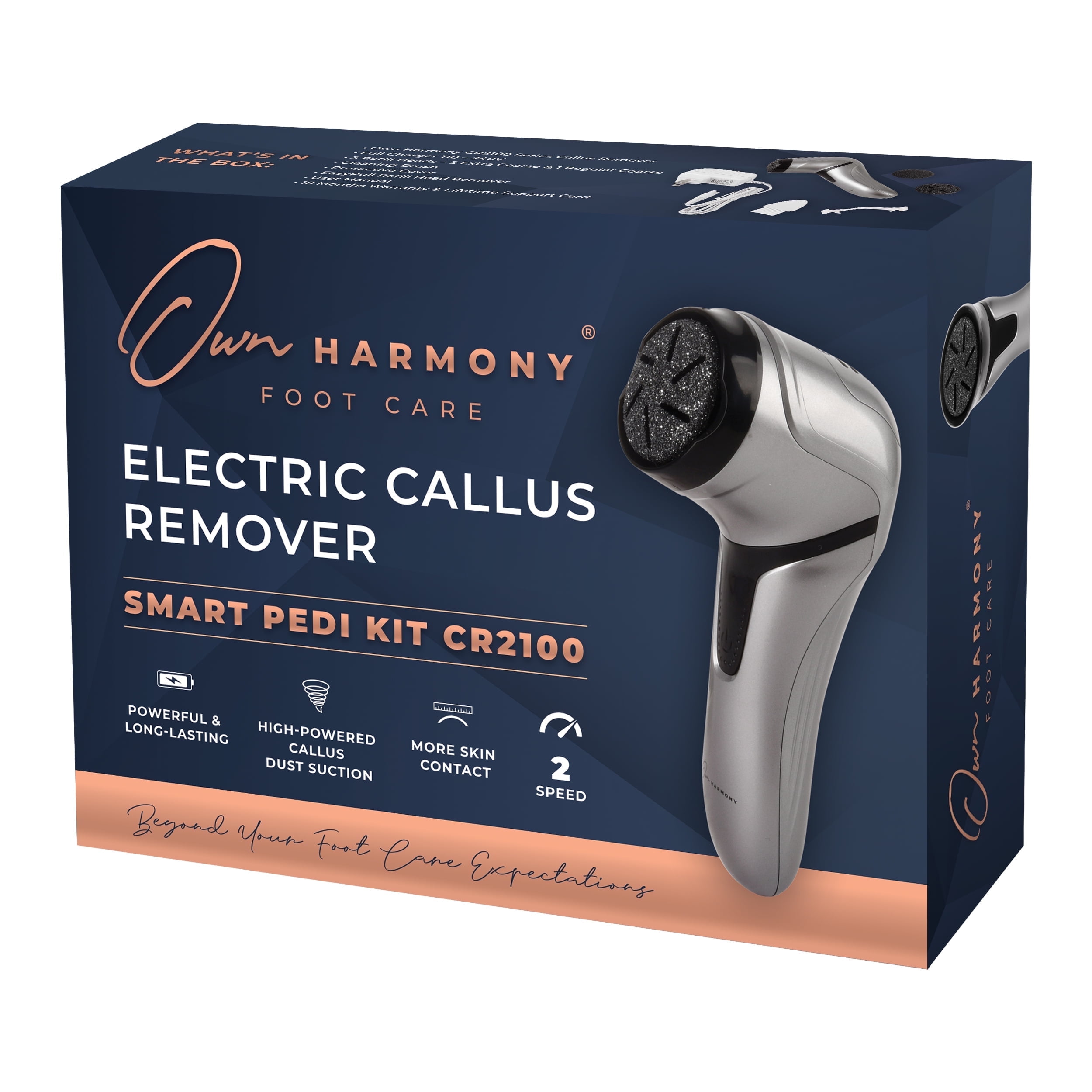 Own Harmony Electric Foot Callus Remover - Professional Pedicure Tools ...