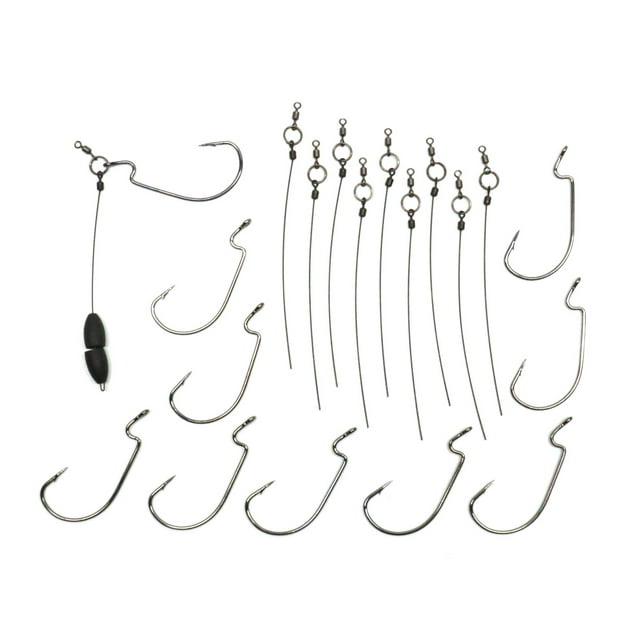 Harmony Fishing Company Punch Shot Rig Kit 4/0 EWG Hooks ...
