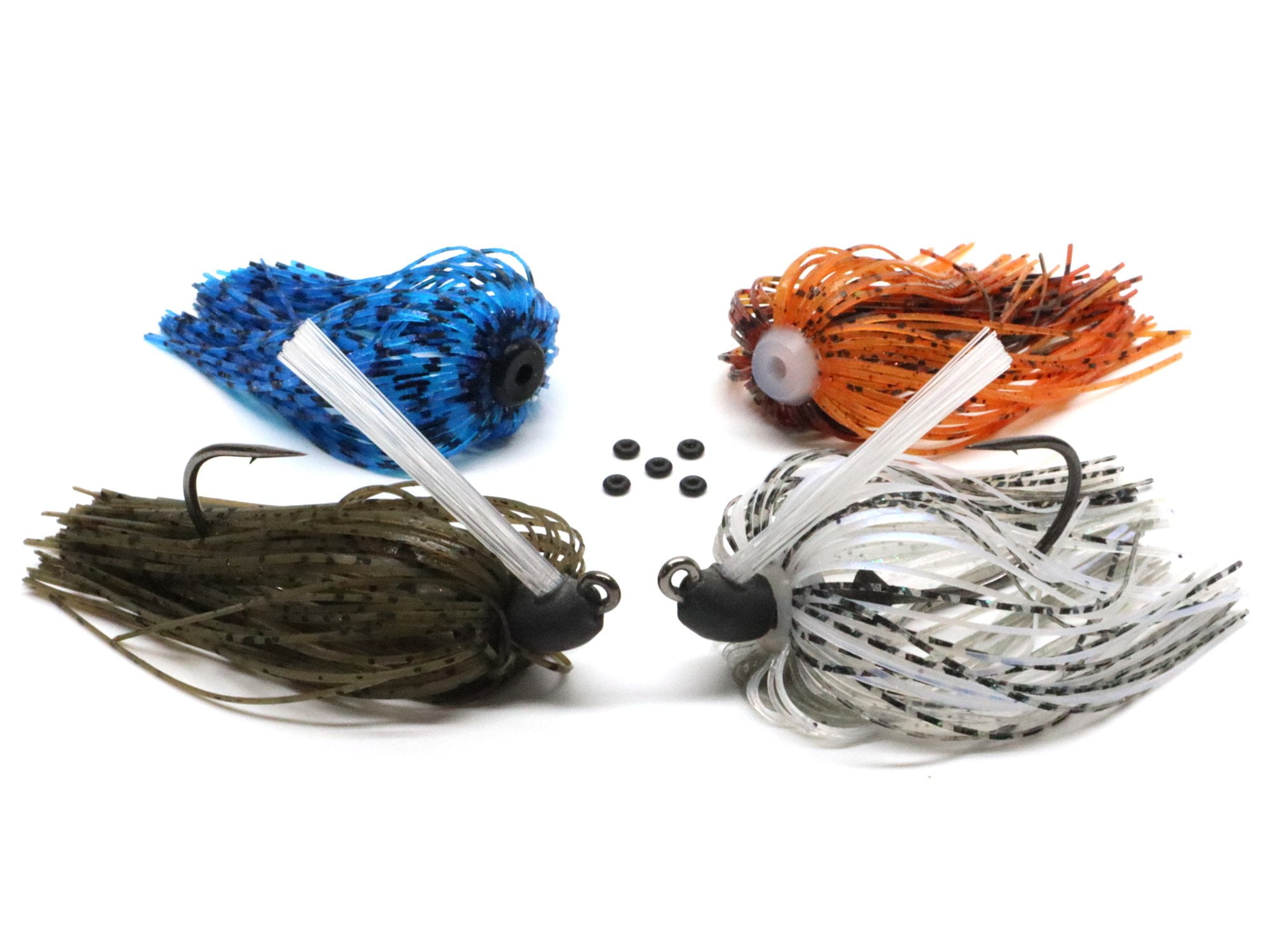 Harmony Fishing Tungsten Swim Jig Set with Quick-Change Skirts 2 Jigs ...