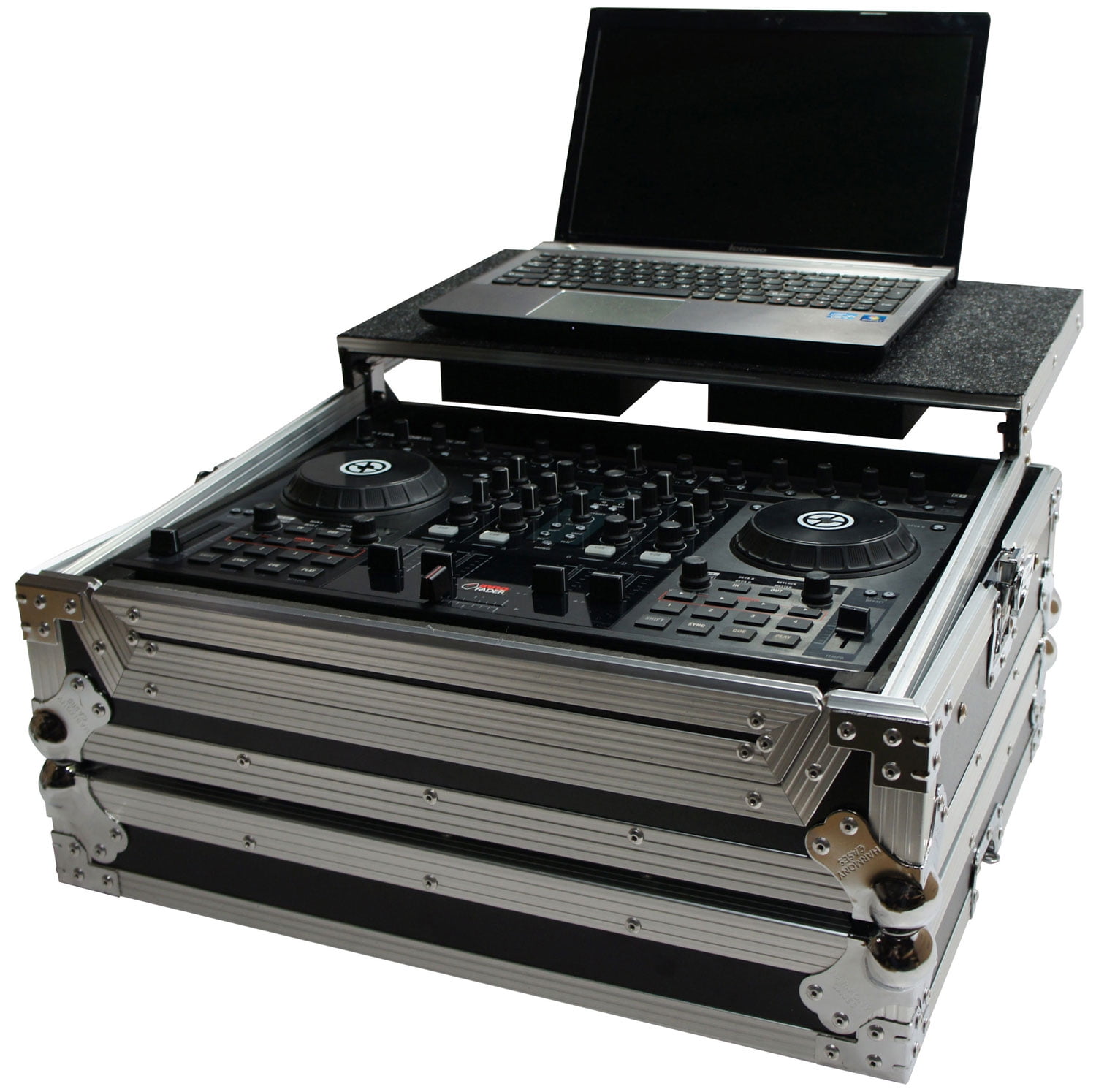 Harmony HCTKS4LT Flight Glide Laptop Stand Travel DJ Custom Case for ...
