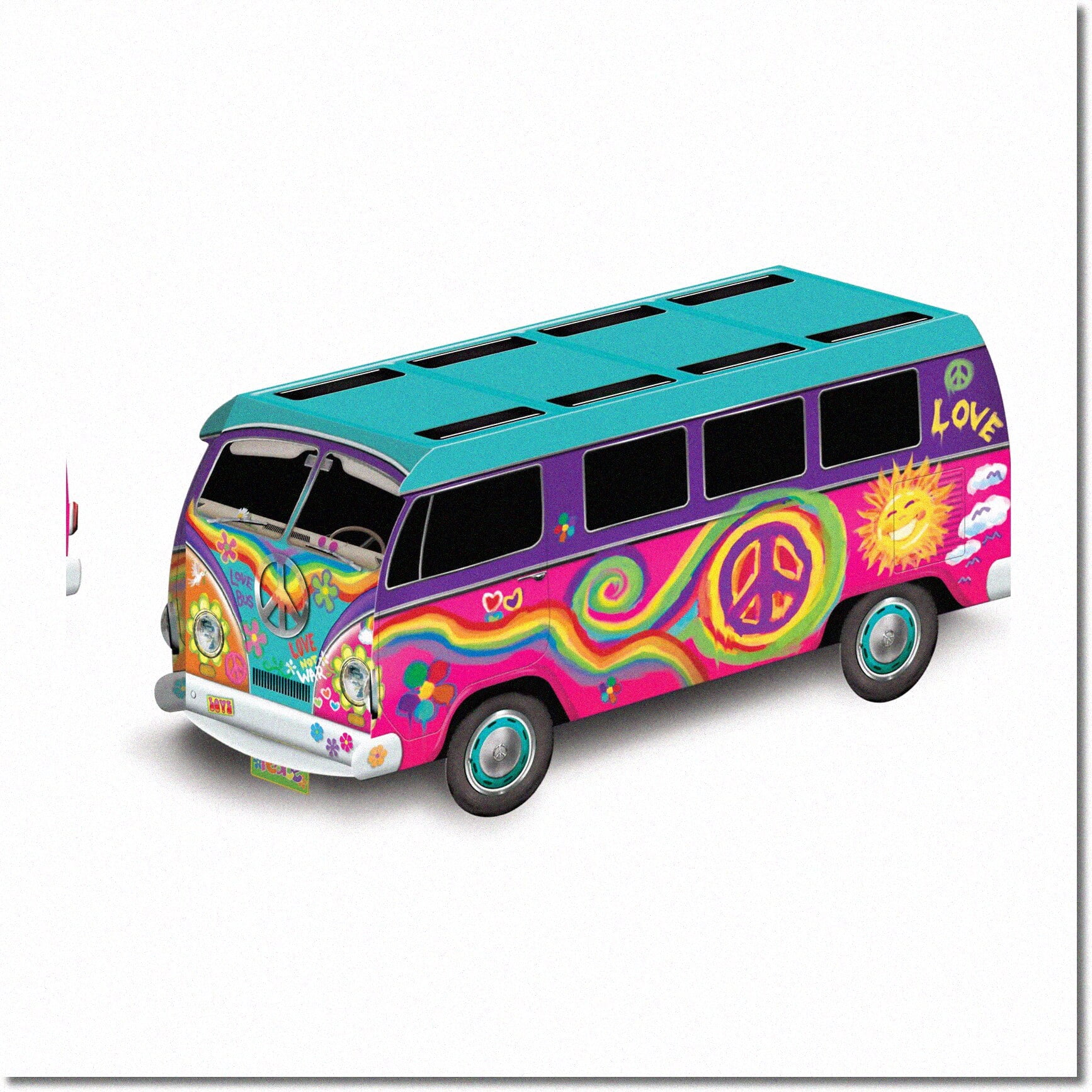 "Harmony Haven Favor Boxes: Vibrant Peace Sign Decorations for Adults ...