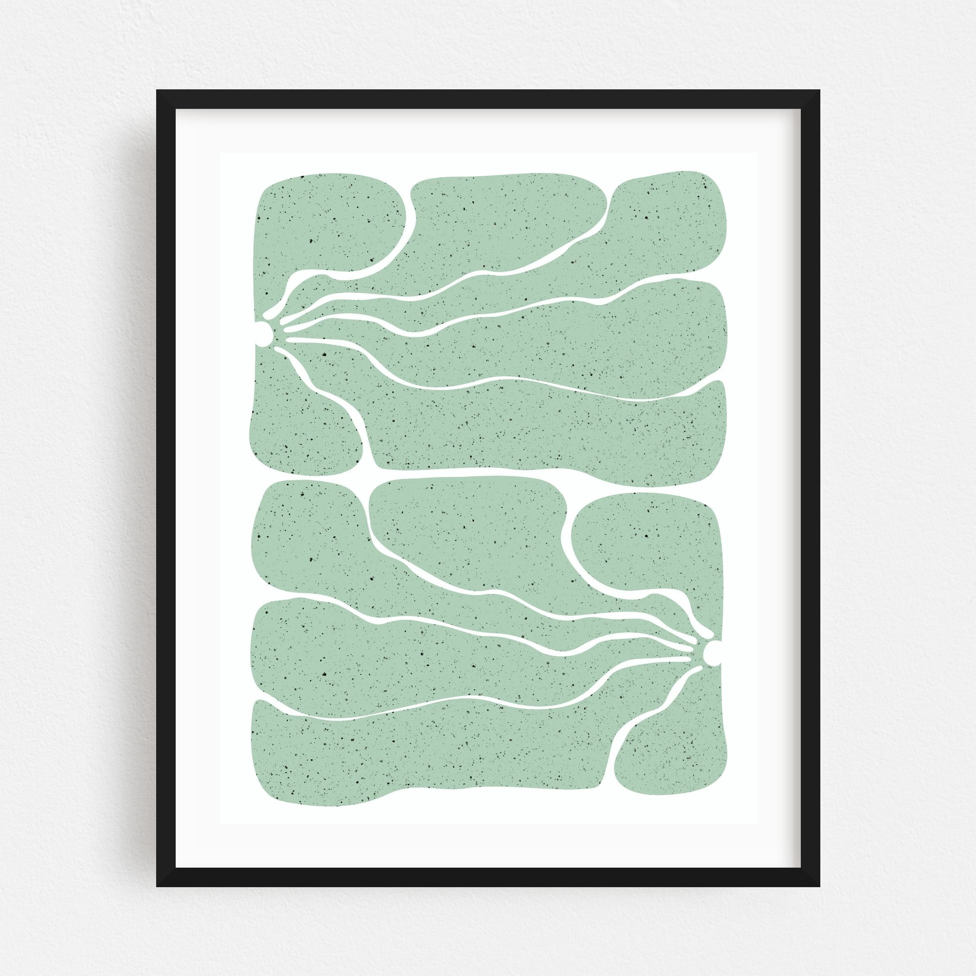 Harmony - India Painting Abstract Geometric Minimalist Modern Art ...