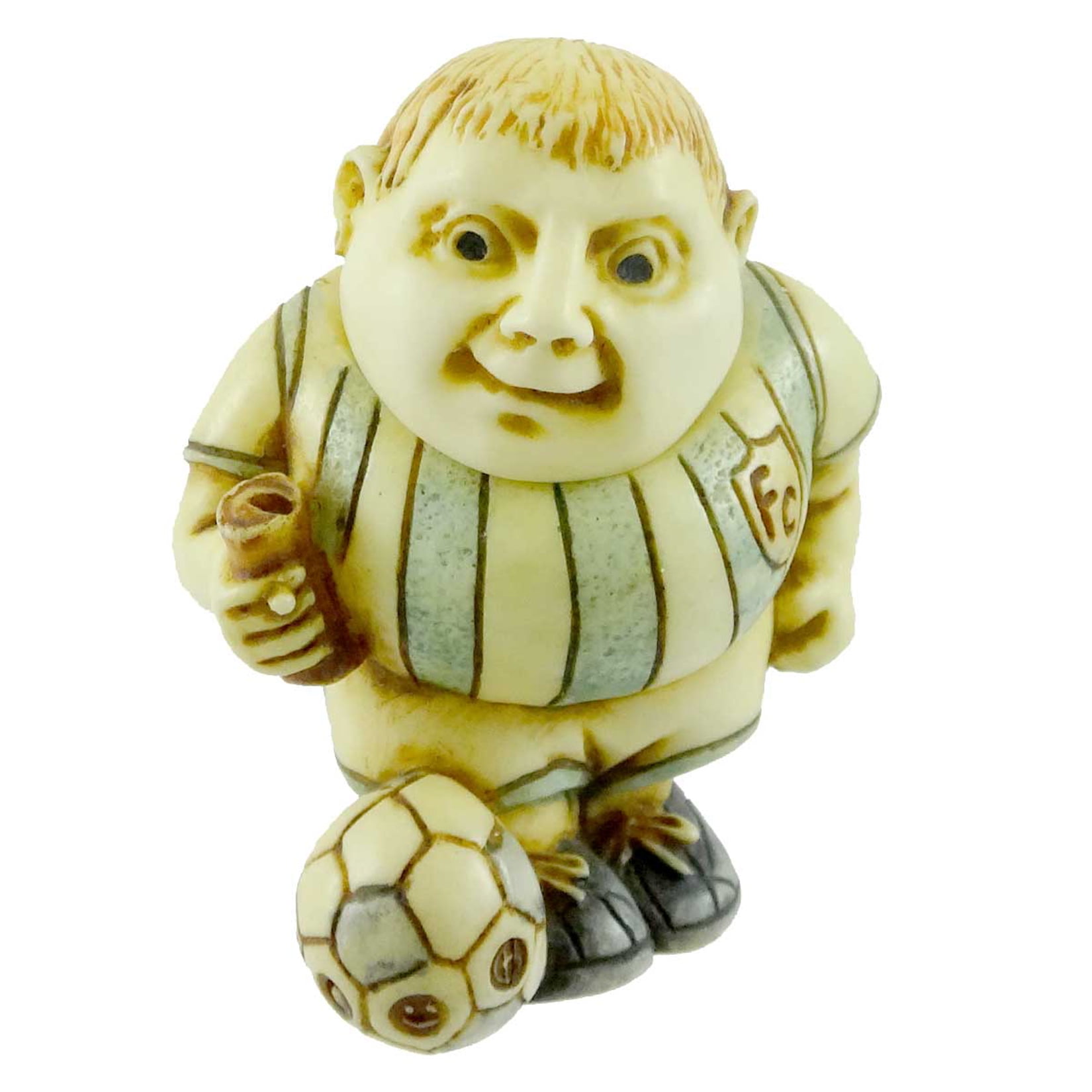 Harmony Kingdom Ball Basher Soccer Crushed Marble Player Sports Pbpef ...