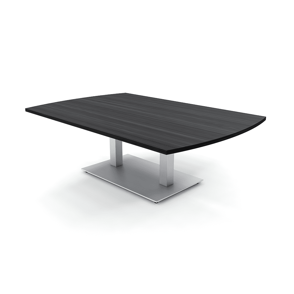 Harmony Series 4x6 Large Rectangular Coffee Table With Metal Base ...