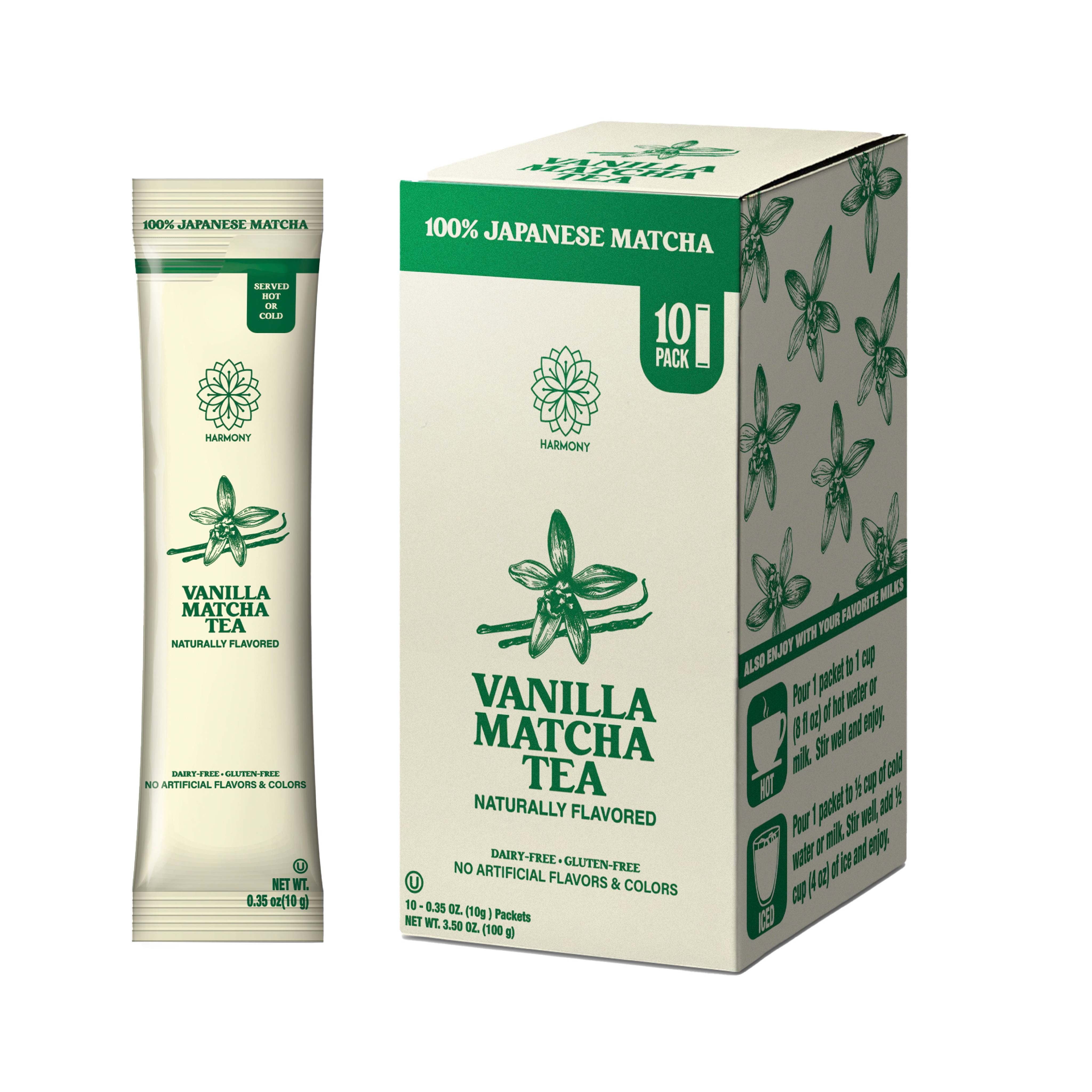 Harmony Proteins - Premium Matcha Green Tea with Natural Vanilla Smooth ...