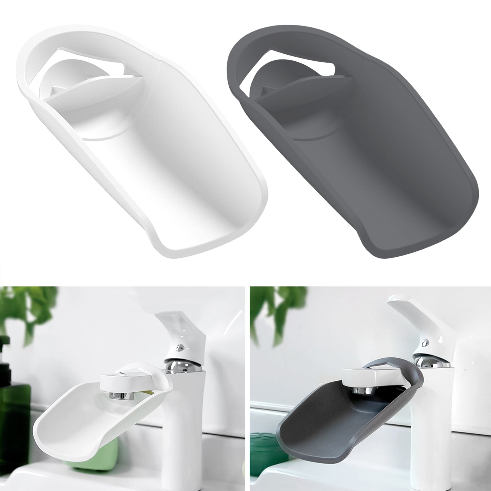 Harmtty Kids Faucet Extender - Durable PP Safety Design, Splash-Proof ...