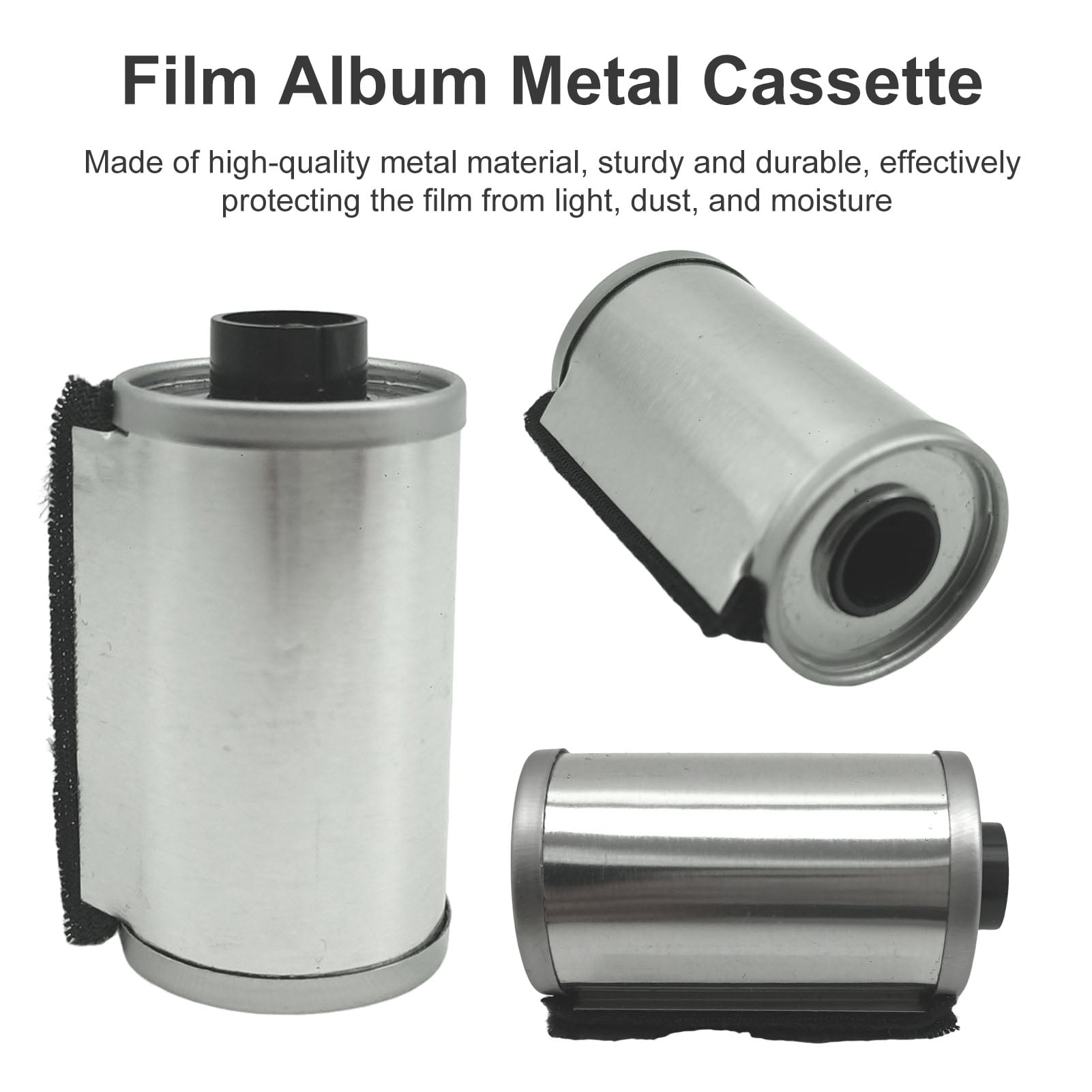 Harmtty Universal 35mm Film Canister Holder - Durable Metal Storage ...