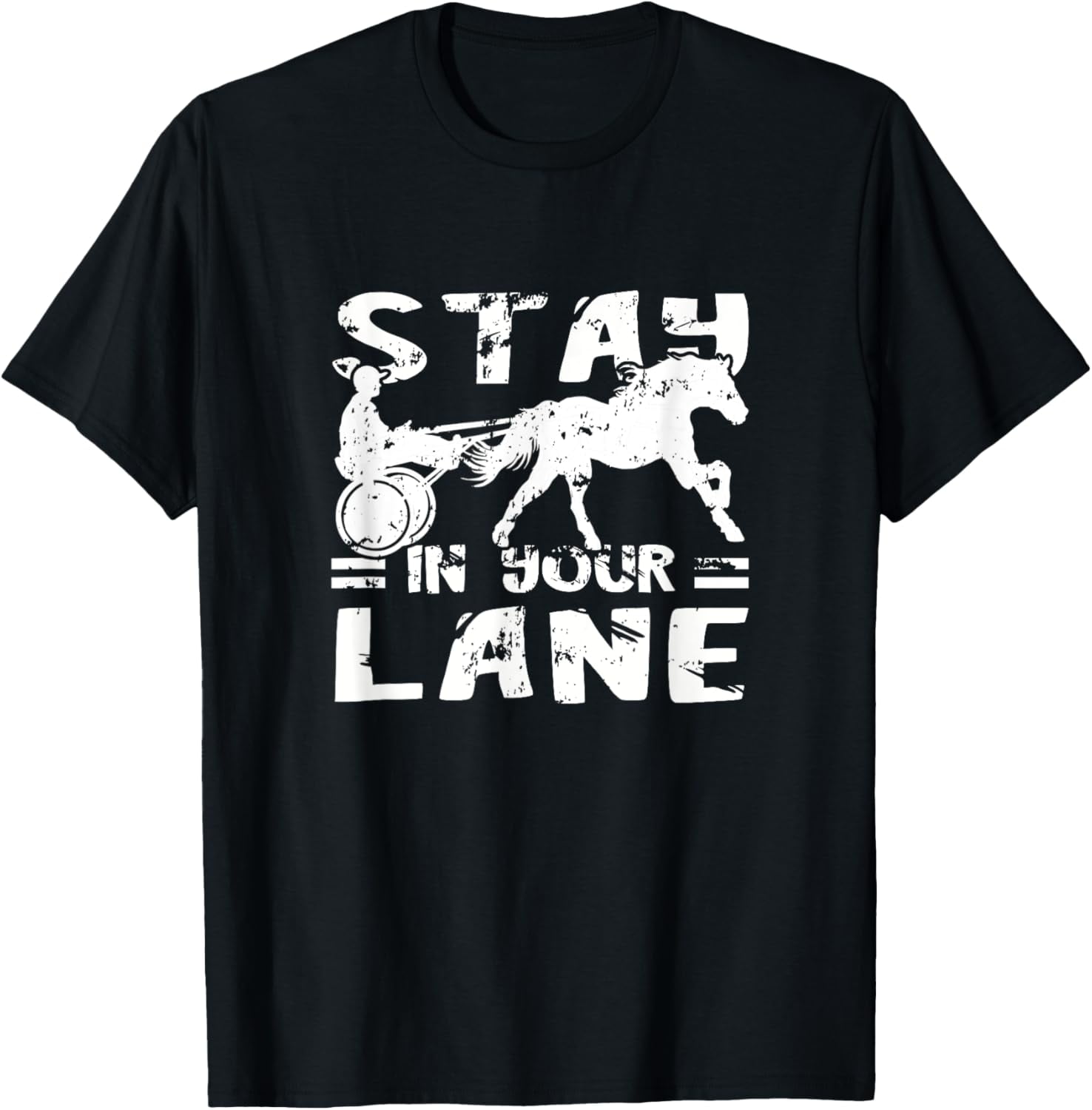 Harness Racing Stay On Your Equitation Track Horse Racer T-Shirtmen and ...