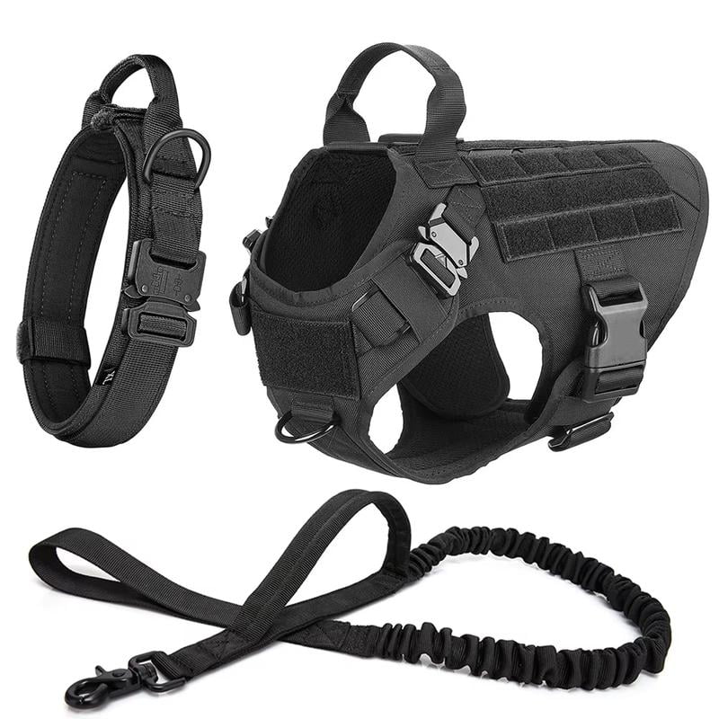 Harness and Leash Set – Front Clip Training Vest & Collar for German ...