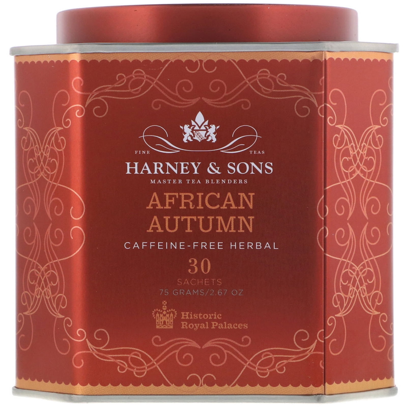Harney Sons African Autumn, Herbal Rooibos Tea with Hibiscus, Cranberry ...