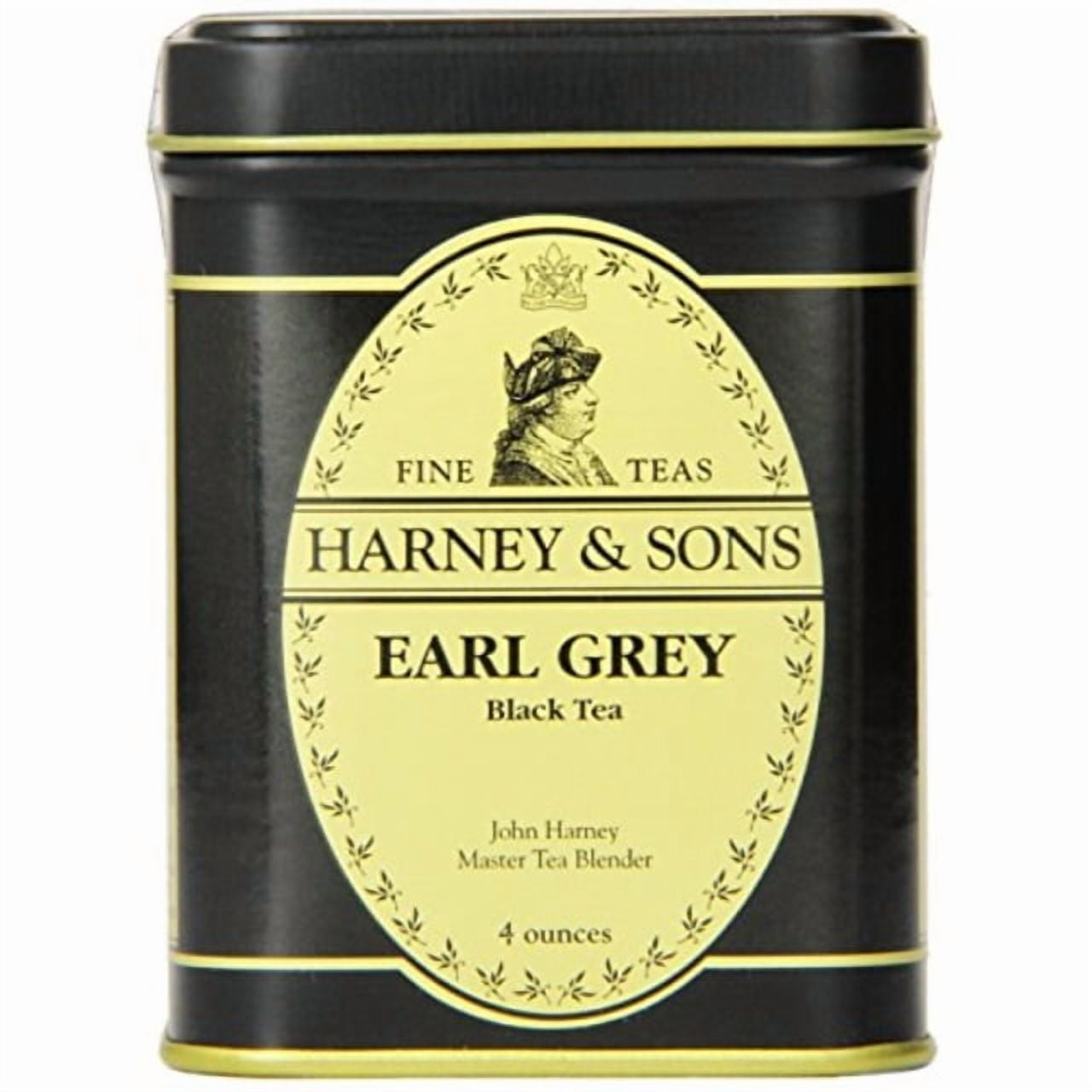 Harney & Sons Black Earl Grey Loose Leaf Tea, 4 Ounce Flavored Black ...
