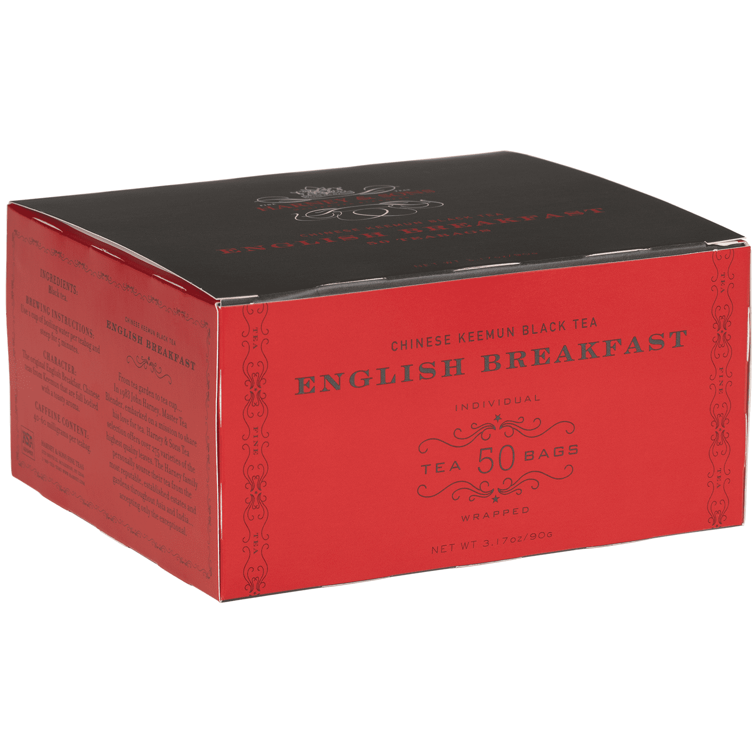 Harney & Sons, English Breakfast Tea, 3.17 oz, 50 count - Walmart.com