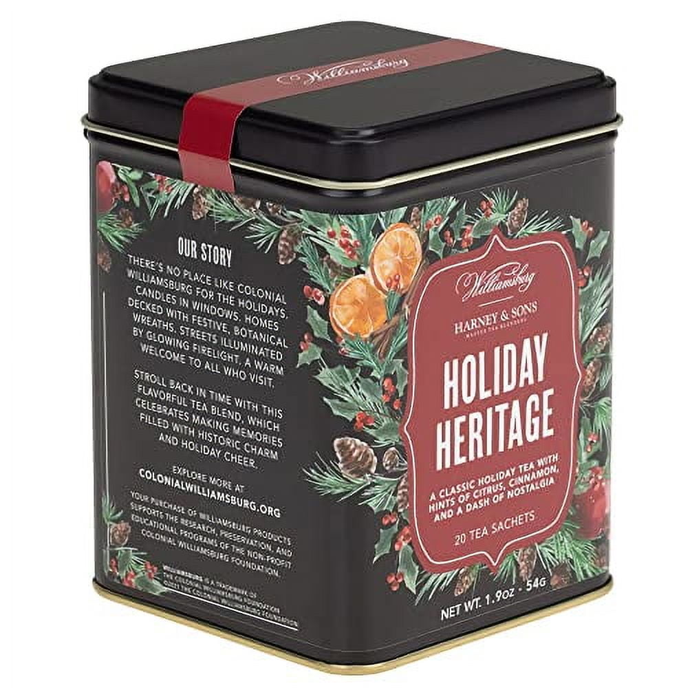 Harney & Sons Holiday Heritage Colonial Williamsburg Blend | Black Tea ...
