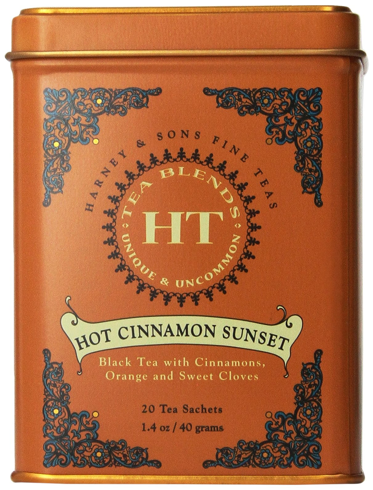 Harney & Sons Hot Cinnamon Sunset, 20 Count (Pack of 4) - Walmart.com