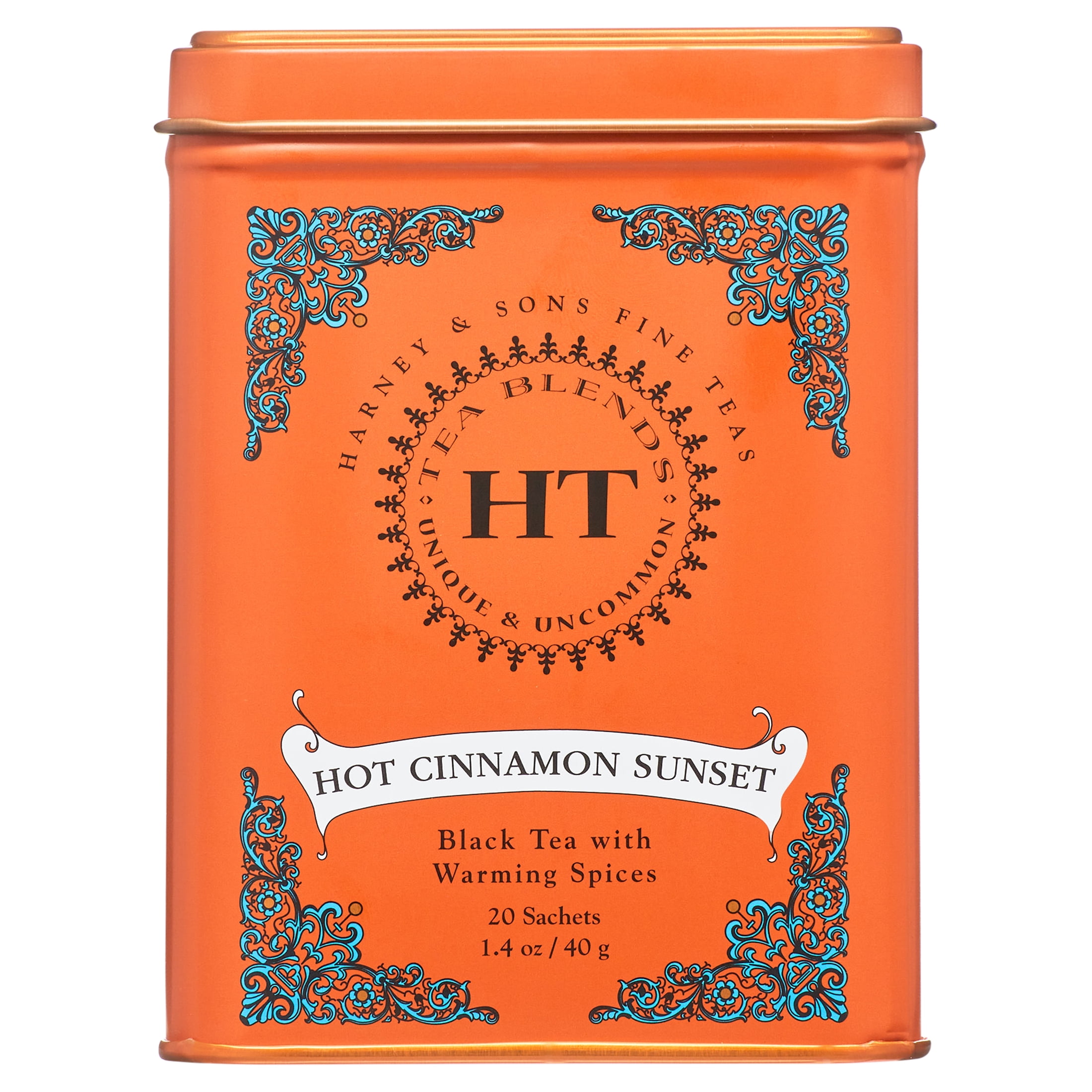Harney & Sons, Hot Cinnamon Sunset, Black Tea with Cinnamon, Orange ...