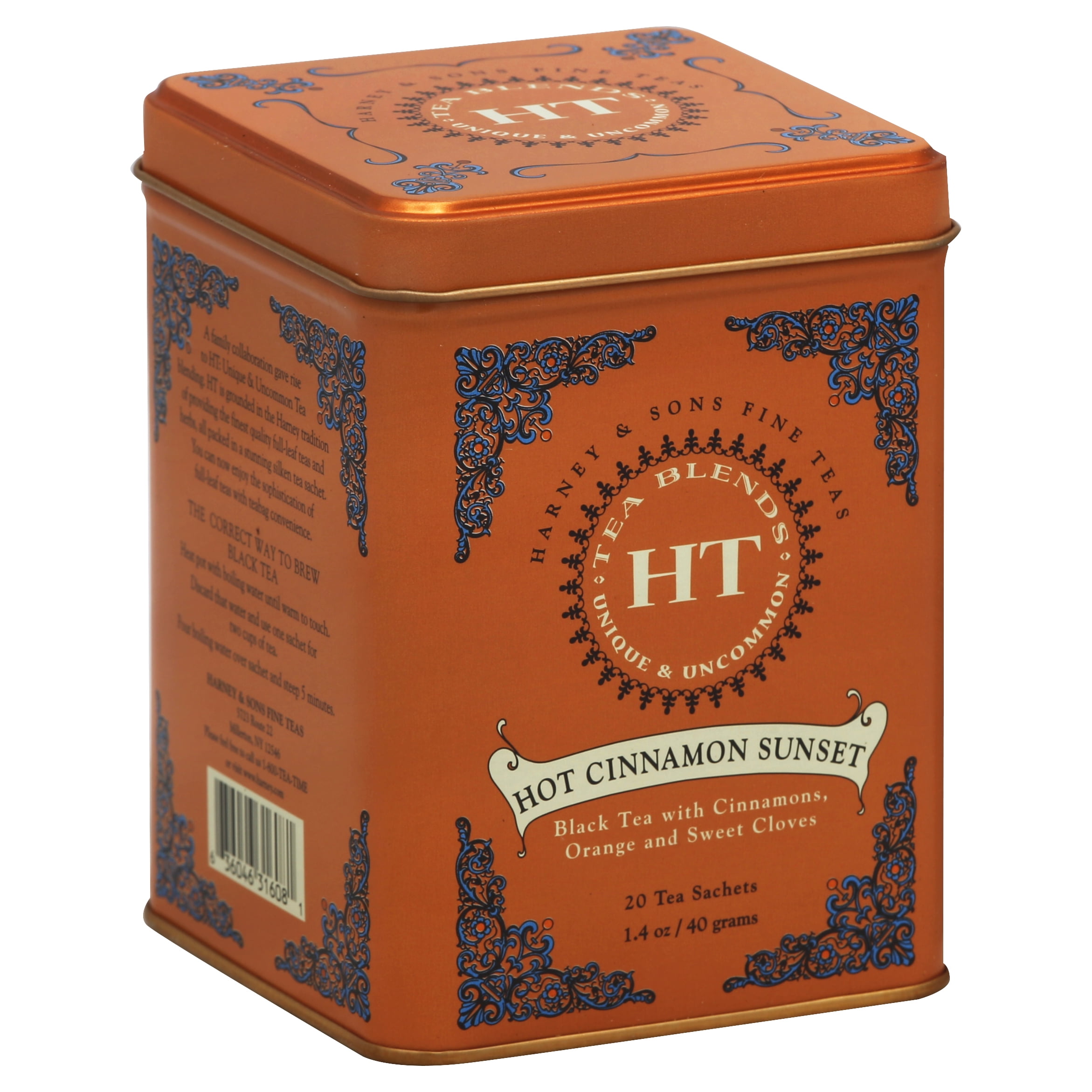 Harney & Sons Hot Cinnamon Sunset Tea 20 Bags (Pack Of 4) - Walmart.com