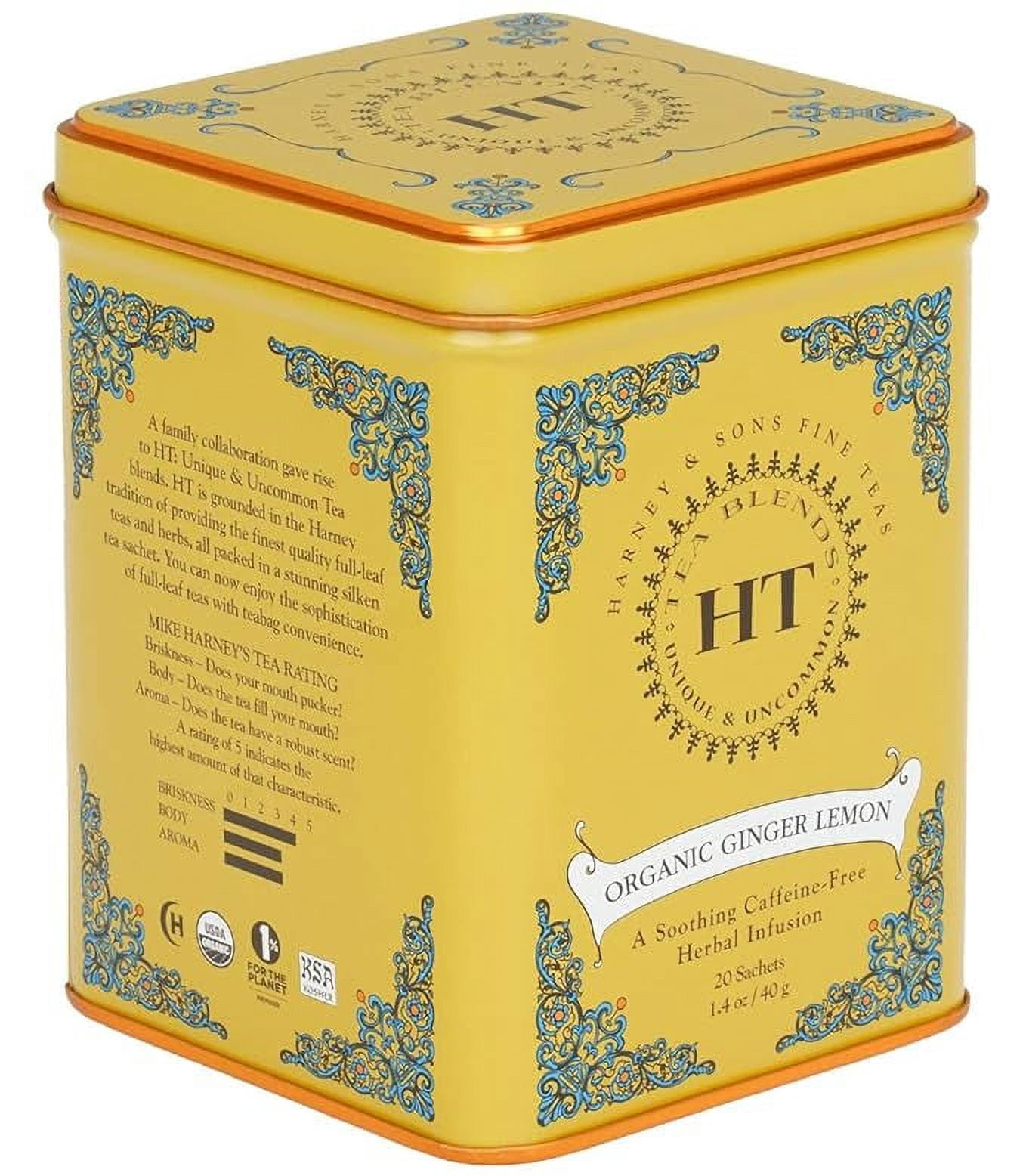 Harney & Sons Organic Ginger Lemon Tea, 20 Count - Walmart.com