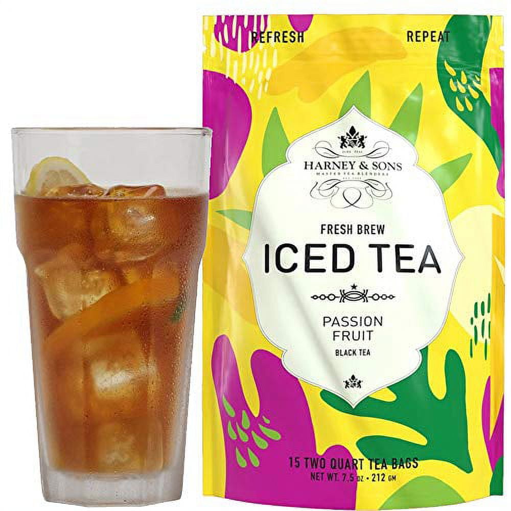 Harney & Sons Passion .. Fruit Fresh Brew Iced .. Tea | 15ct, Brews ... Harney & Sons Passion .. Fruit Fresh Brew Iced .. Tea | 15ct, Brews ...
