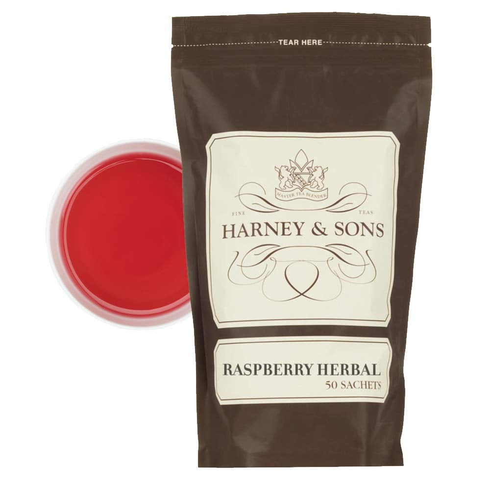 Harney & Sons Raspberry Herbal Tea, 50Count - Walmart.com