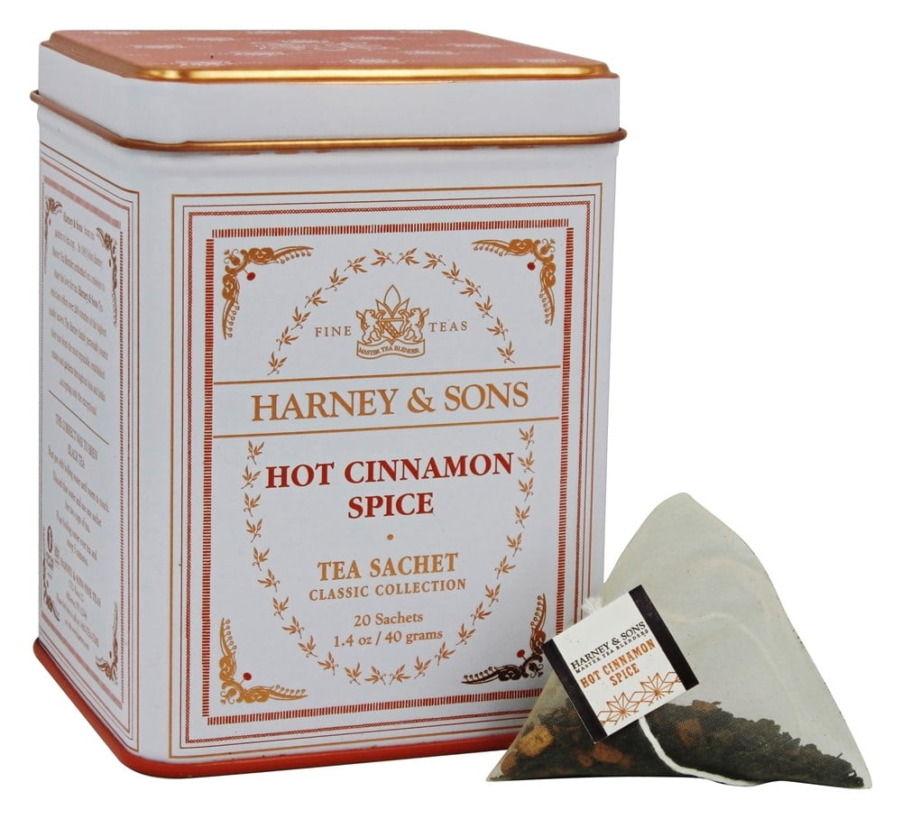 Harney and Sons Classic Hot Cinnamon Spice Tea Sachets, 20 Ct - Walmart.com