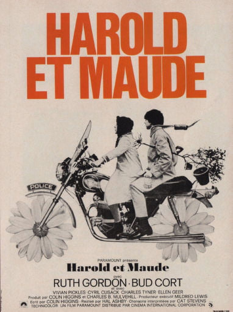 Harold And Maude French Poster 12x16 Print on Metal Sign 12in x 16in ...