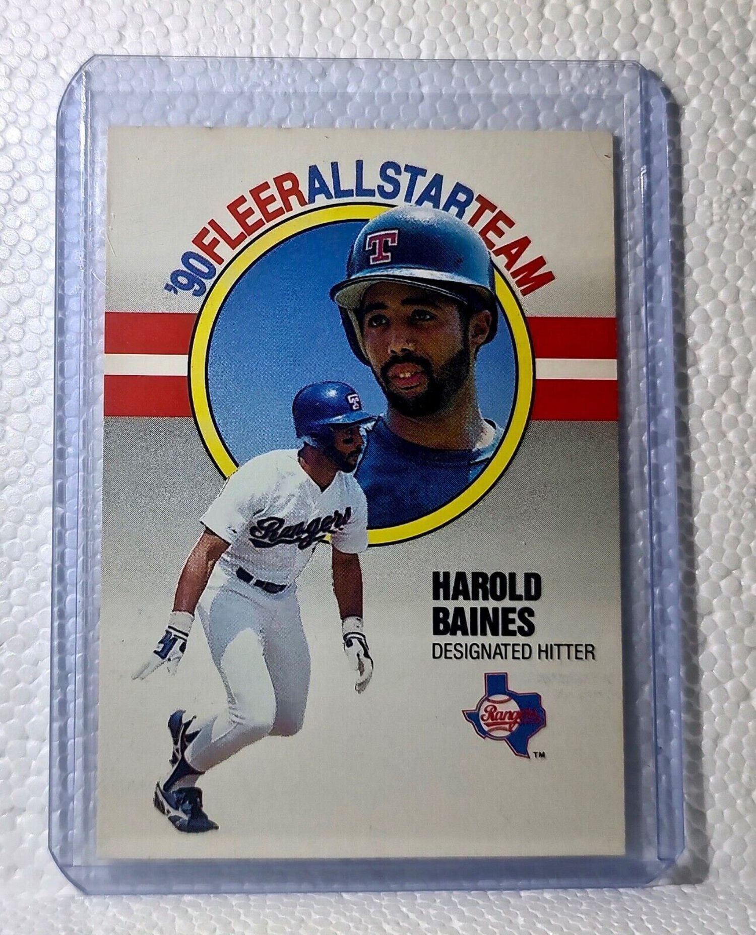 Harold Baines 1990 Fleer MLB #1 Baseball Card Texas Rangers - Walmart.com