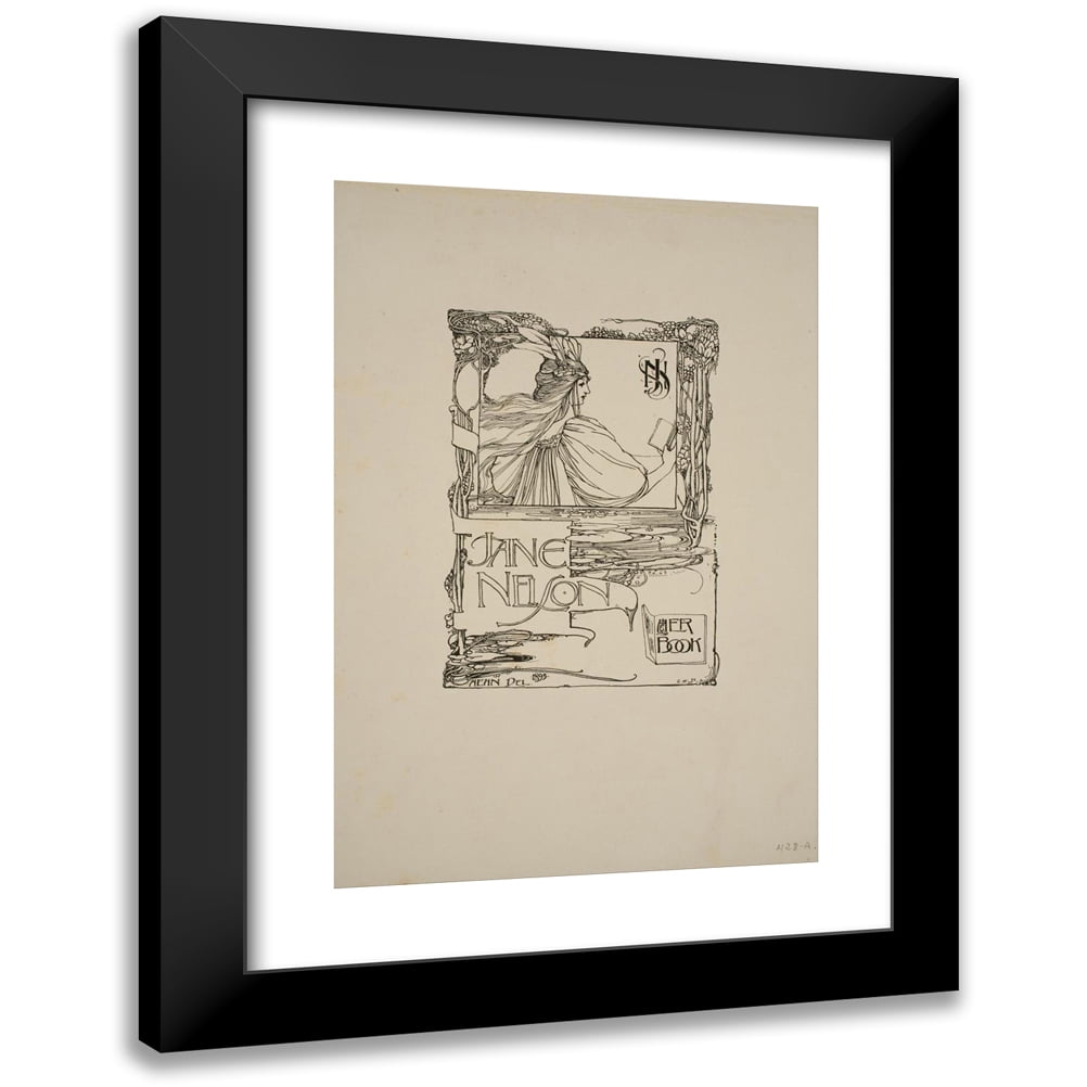 Harold E. H. Nelson 17x24 Black Modern Framed Museum Art Print Titled ...