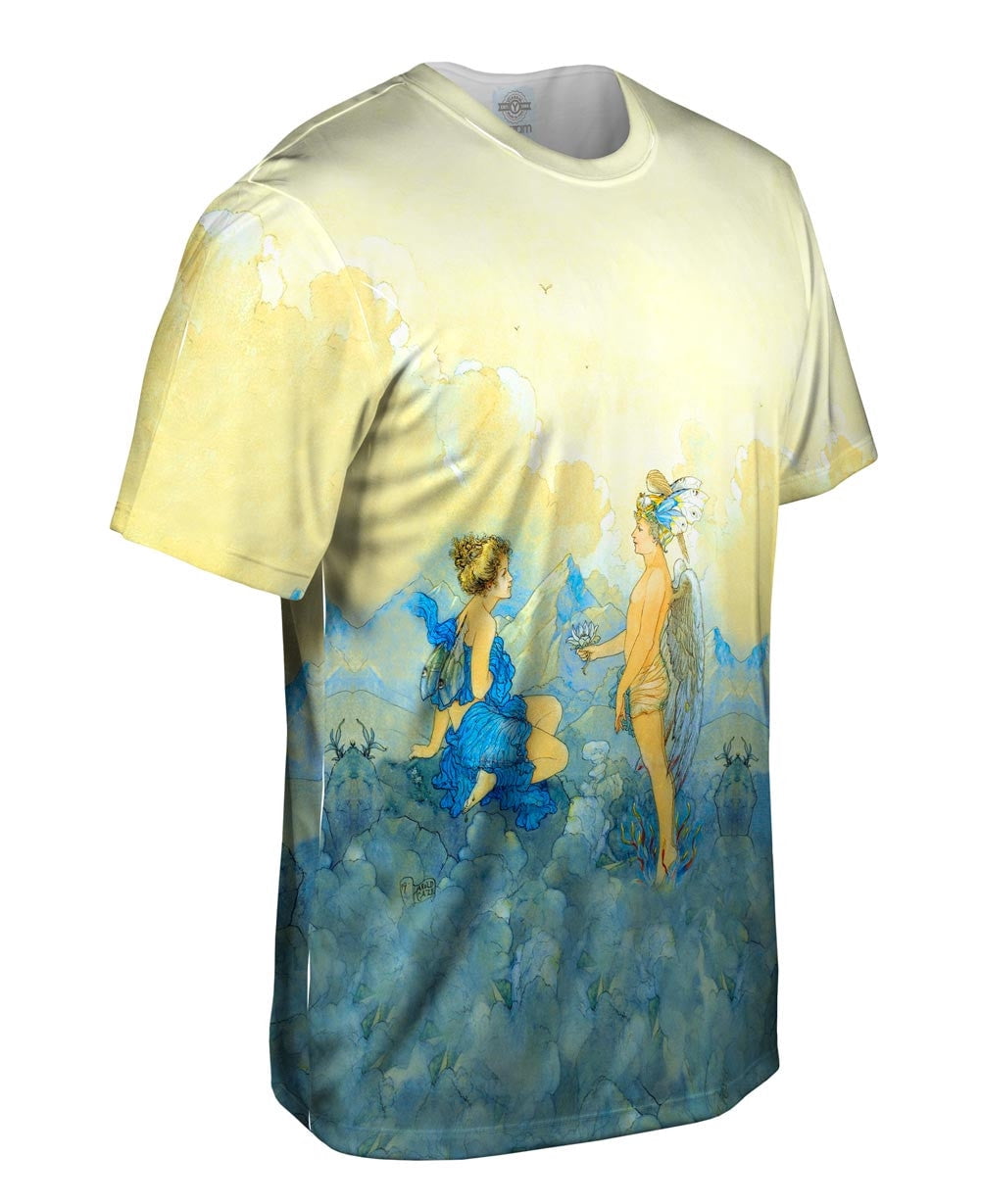 Harold Gaze - Eros and Psyche 1919 Mens T-Shirt All Over Print ...