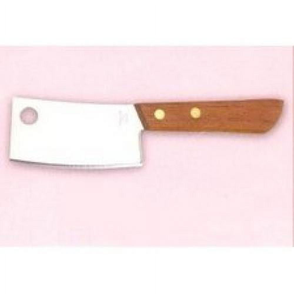 Harold Import 1876 Stainless Steel Cheese Cleaver with Wood Handle ...