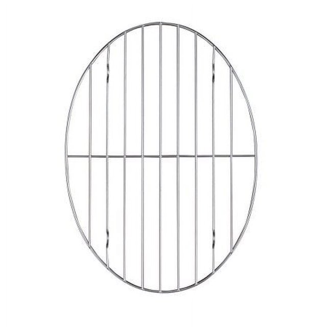 Harold Import Company Chrome Wire Oval Roast Rack - Walmart.com