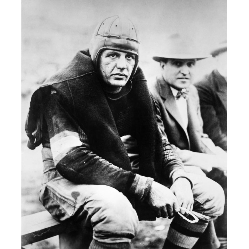 Harold (Red) Grange /N(1903-1991). American Football Player. Poster ...
