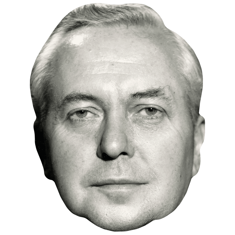 Harold Wilson (BW) Big Head. Larger than life mask. - Walmart.com