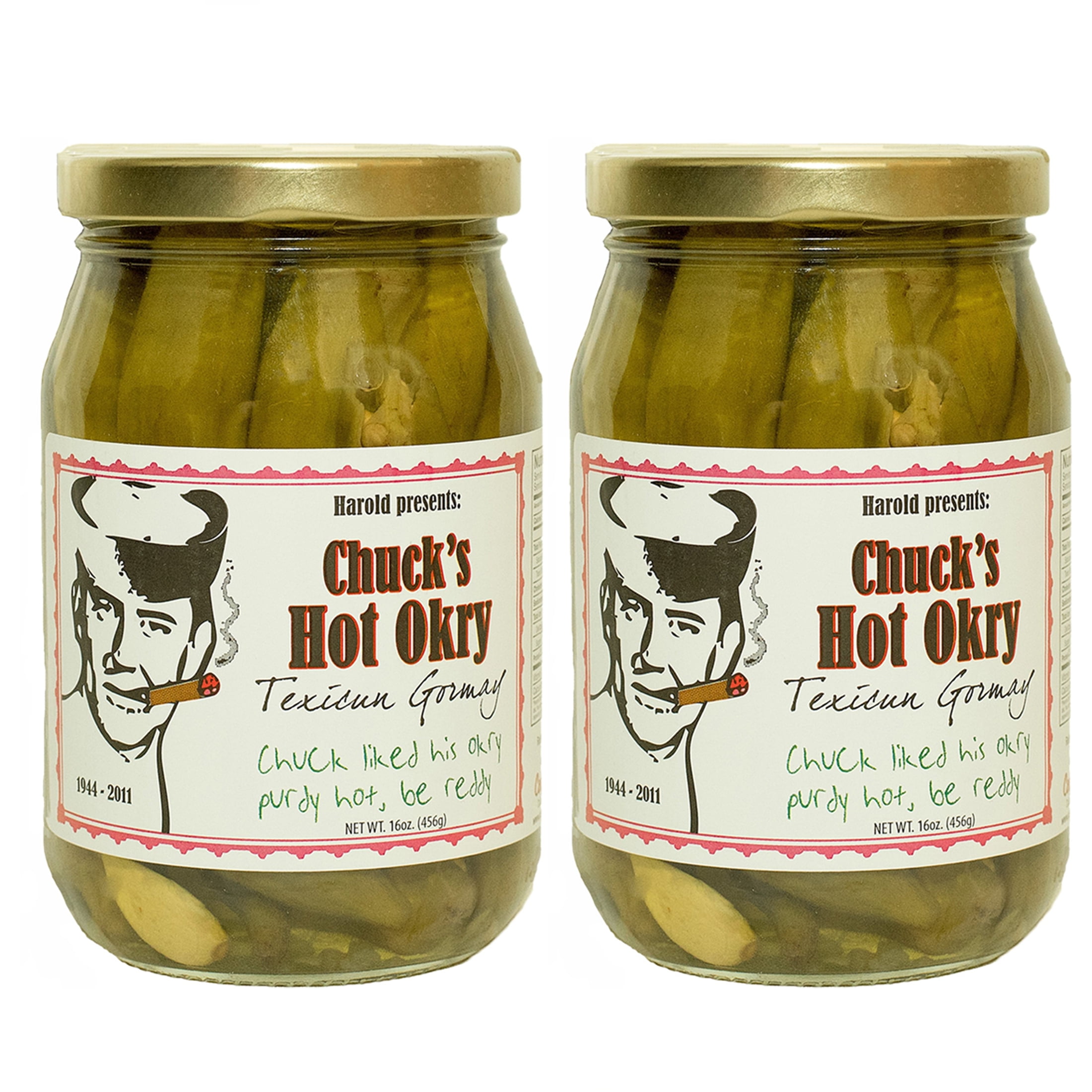 Harold's - Chuck’s Hot Okra - Gourmet Spicy Okra - Packed with Fresh ...