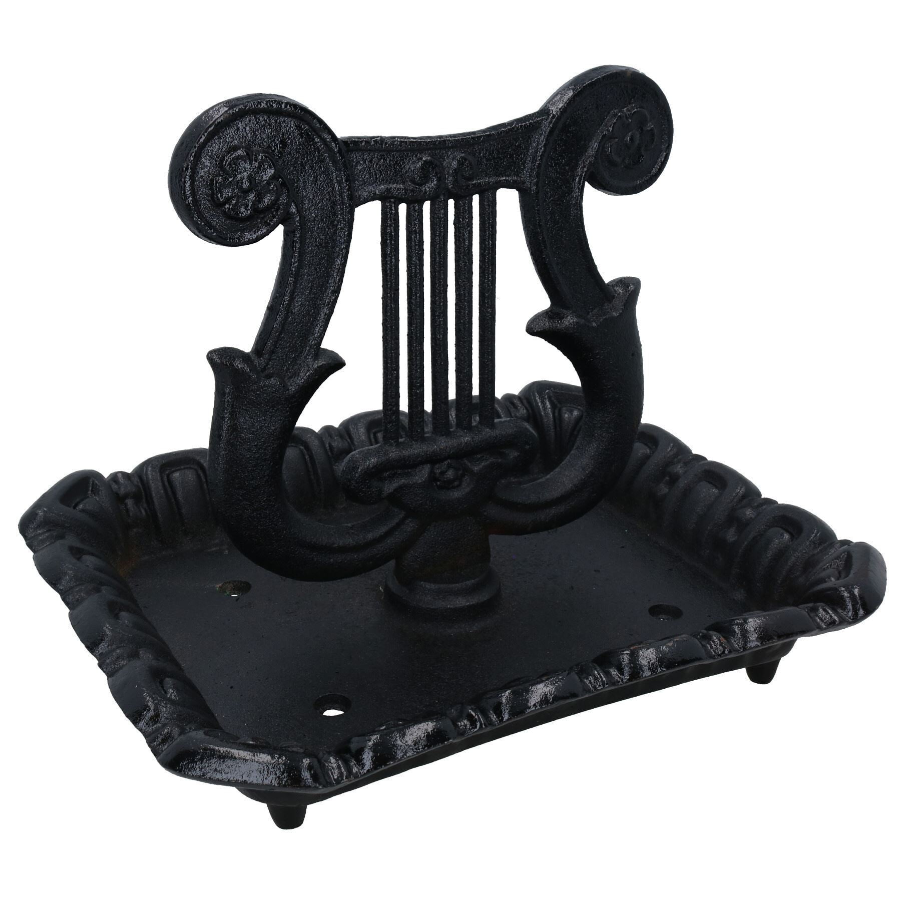 Harp / Lyre Boot Scraper Shoe Welly Scrub Muck Mud Scraper House Door ...