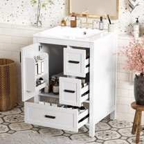 Harper & Bright Designs 30" Bathroom Vanity Sink Combo, Bathroom ...