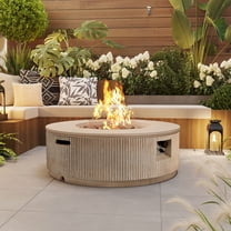 Harper & Bright Designs MGO Outdoor Propane Fire Pit - 38.2