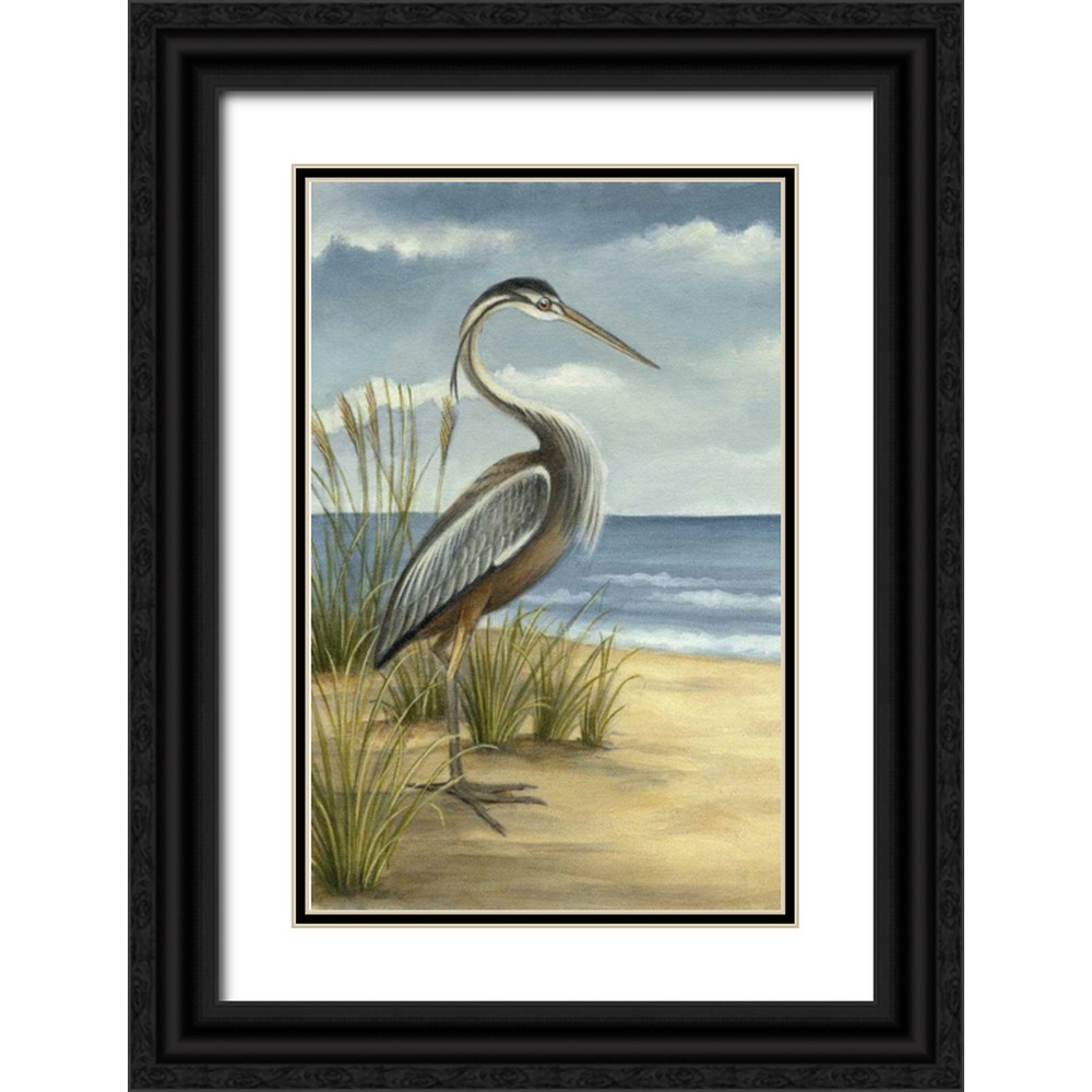 Harper, Ethan 10x14 Black Ornate Wood Framed with Double Matting Museum ...
