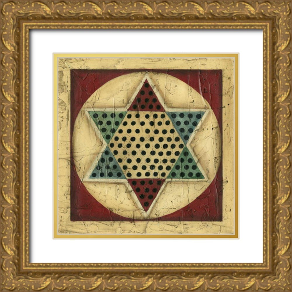 Harper, Ethan 12x12 Gold Ornate Wood Framed with Double Matting Museum ...
