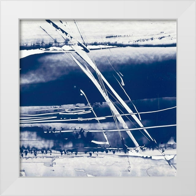 Harper Ethan 12x12 White Modern Wood Framed Museum Art Print Titled