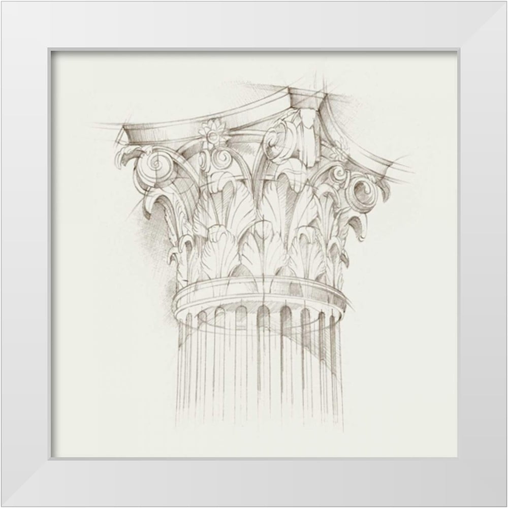 Harper, Ethan 12x12 White Modern Wood Framed Museum Art Print Titled ...