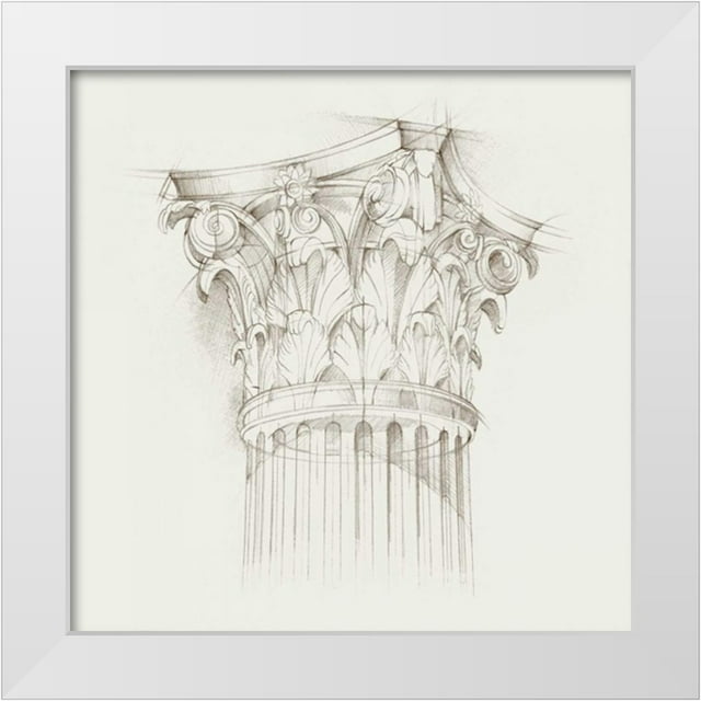 Harper, Ethan 12x12 White Modern Wood Framed Museum Art Print Titled ...