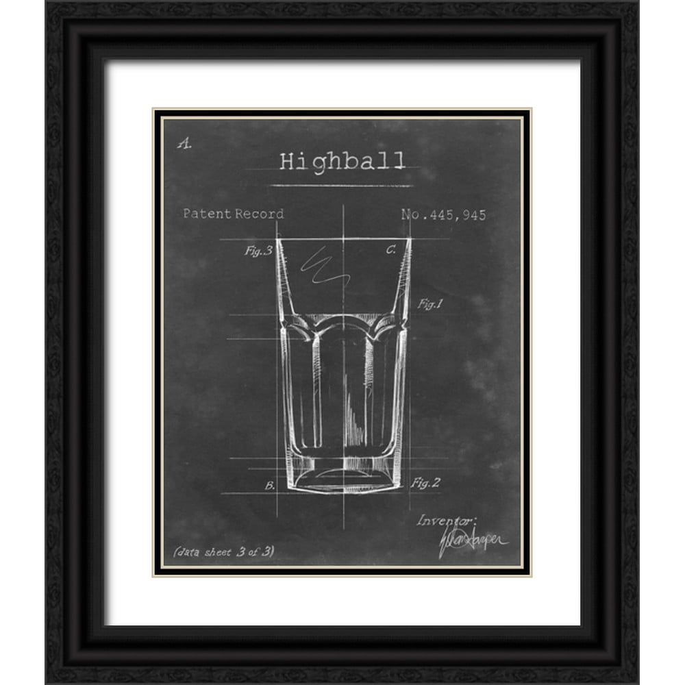 Harper, Ethan 12x14 Black Ornate Wood Framed with Double Matting Museum ...