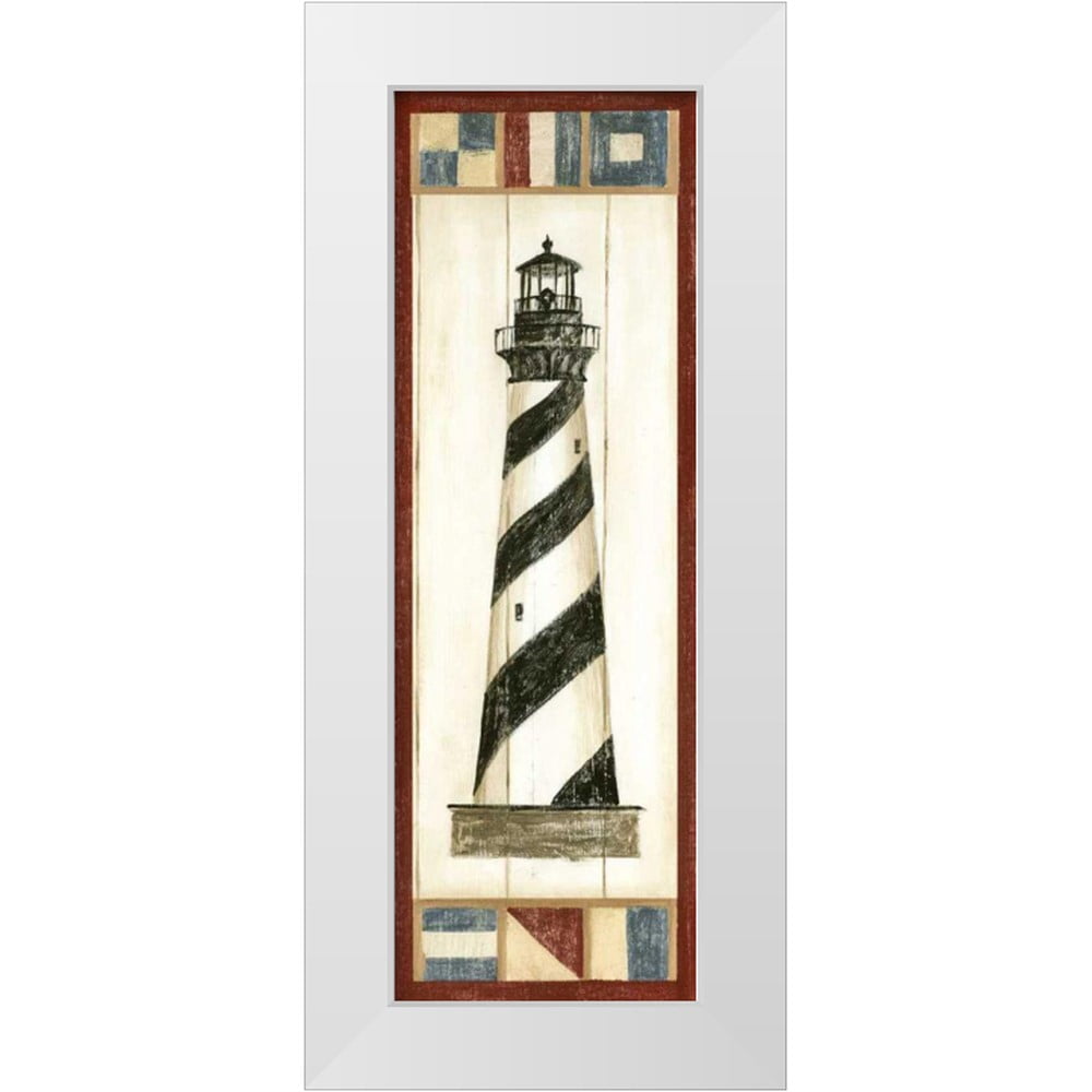 Harper, Ethan 13x32 White Modern Wood Framed Museum Art Print Titled ...