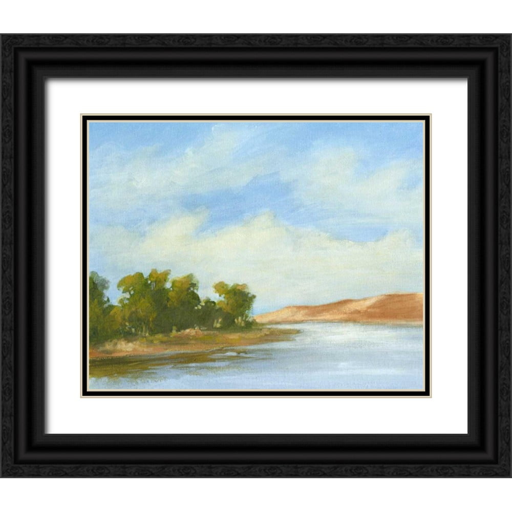 Harper, Ethan 14x12 Black Ornate Wood Framed with Double Matting Museum ...