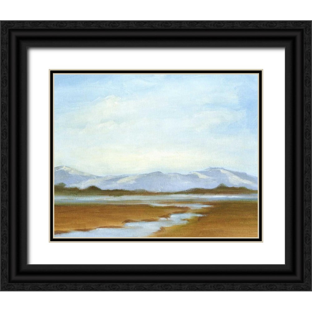 Harper, Ethan 14x12 Black Ornate Wood Framed with Double Matting Museum ...