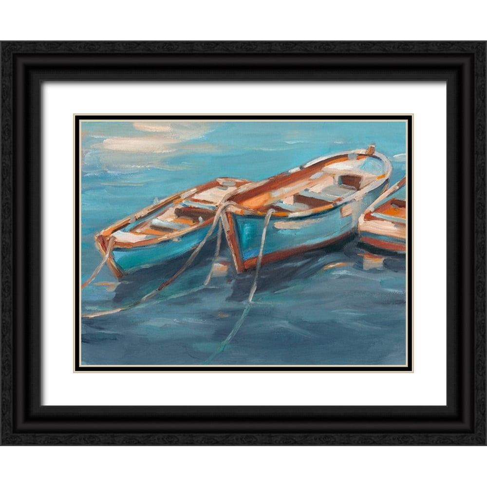 Harper, Ethan 14x12 Black Ornate Wood Framed with Double Matting Museum ...