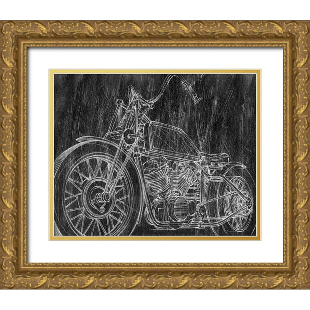 Harper, Ethan 14x12 Gold Ornate Wood Framed with Double Matting Museum ...