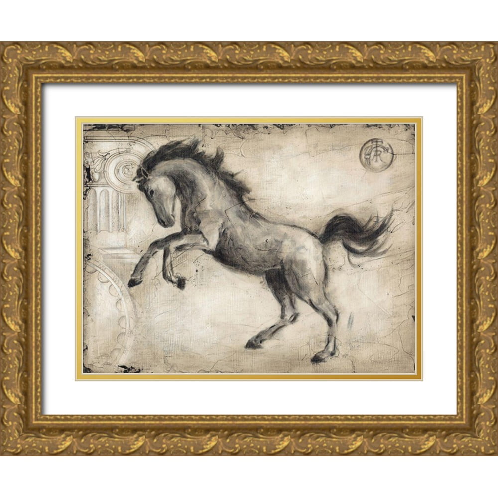 Harper, Ethan 14x12 Gold Ornate Wood Framed with Double Matting Museum ...