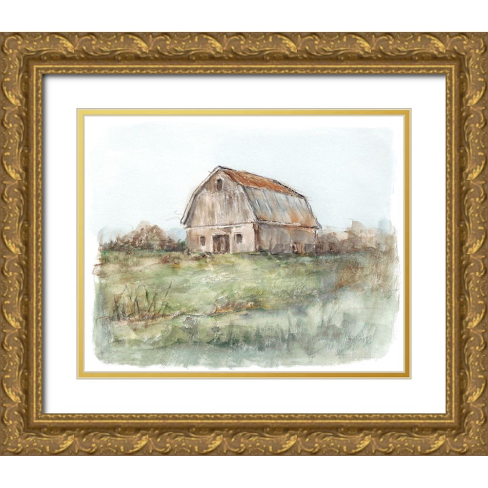 Harper, Ethan 14x12 Gold Ornate Wood Framed with Double Matting Museum ...
